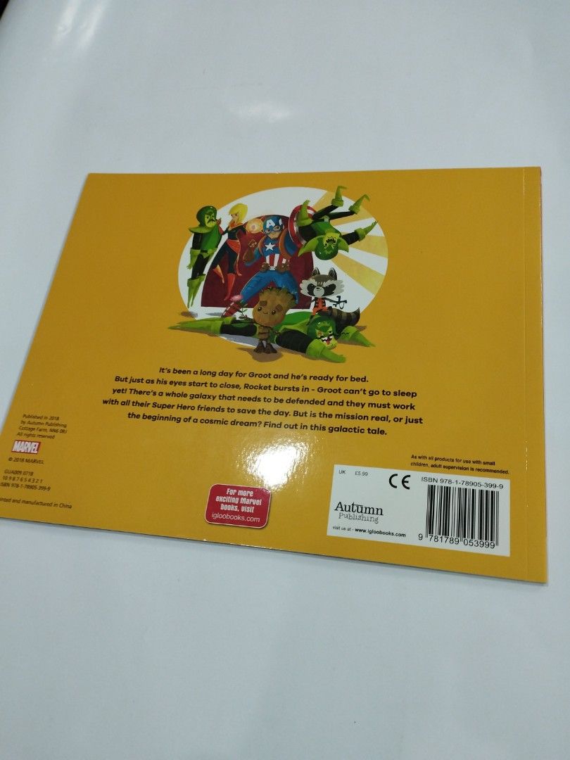 (ENG) Night Night , Groot, Hobbies & Toys, Books & Magazines, Comics ...