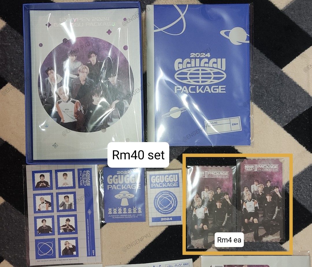 Enhypen ggu ggu package 2024, Hobbies & Toys, Collectibles & Memorabilia, K-Wave on Carousell