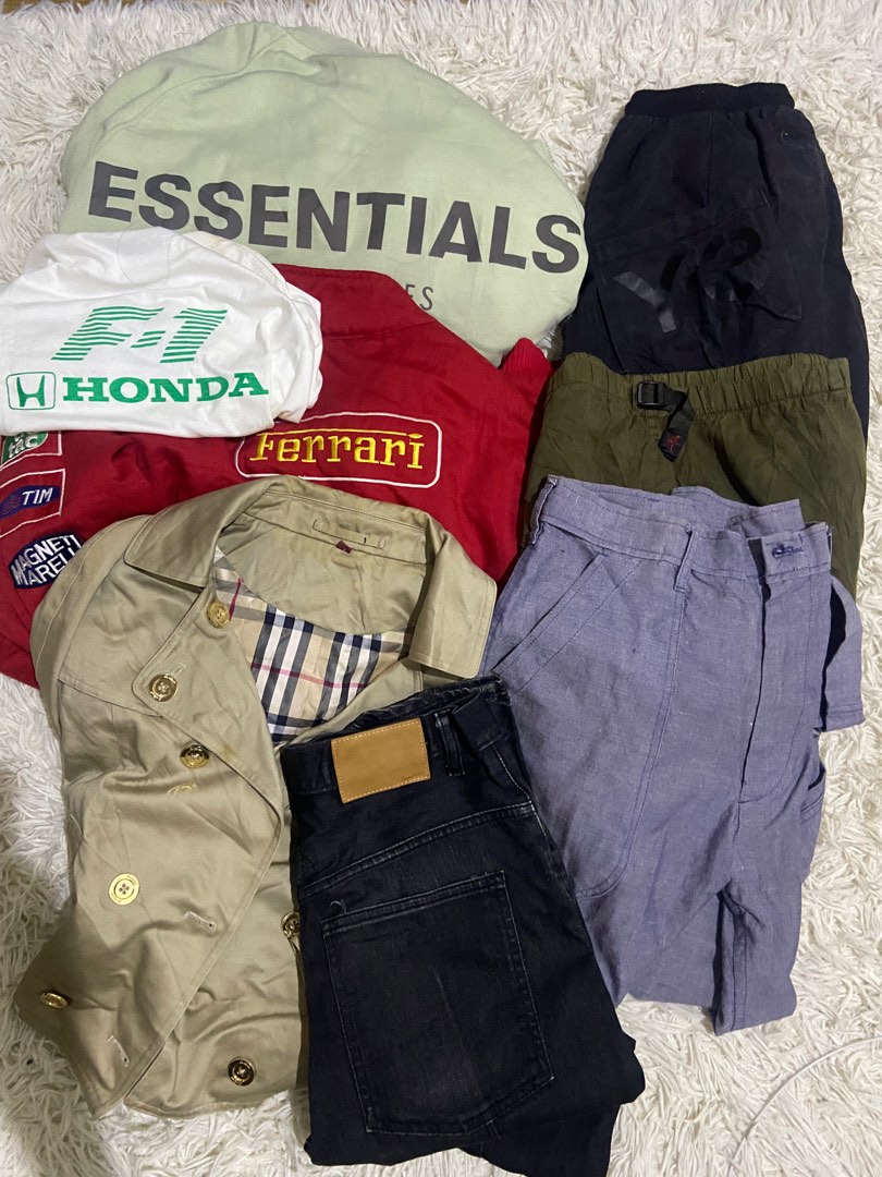 essentials , ferrari jacket ,76 jeans , honda f1 , gramici, Men's ...