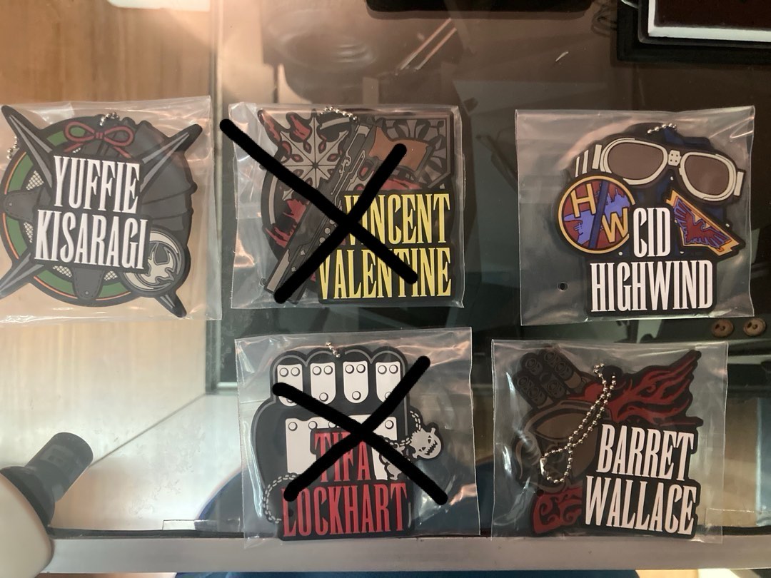 FF7 Rebirth Character Keychain, Hobbies & Toys, Memorabilia ...