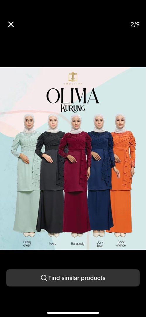 Gerobok Gaga, Women's Fashion, Muslimah Fashion, Baju Kurung & sets on ...