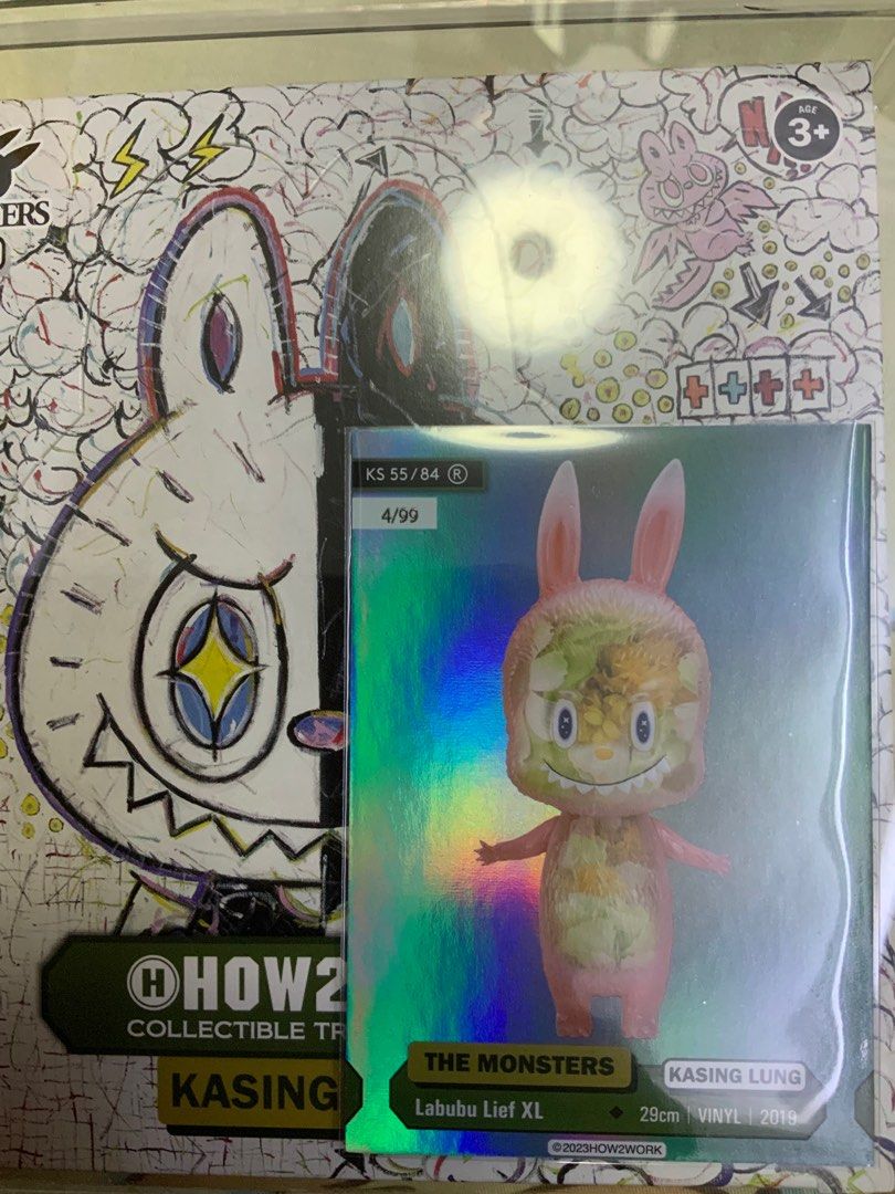 How2work zimomo labubu, 興趣及遊戲, 玩具 & 遊戲類 - Carousell