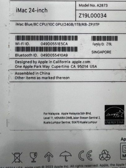 iMac 24 Inch Box, Computers & Tech, Parts & Accessories, Other ...