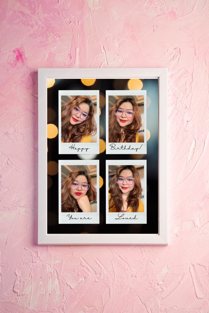 Instax inspired photo frame 5R, Hobbies & Toys, Stationary & Craft, Art ...