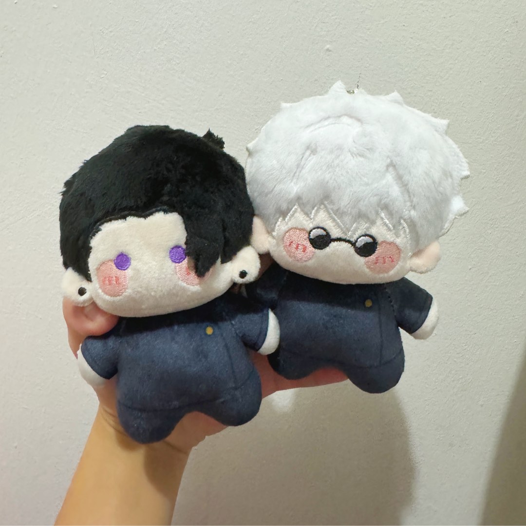 jjk Jujutsu kaisen Gojo & Geto soft toys plushies key chains (full set ...