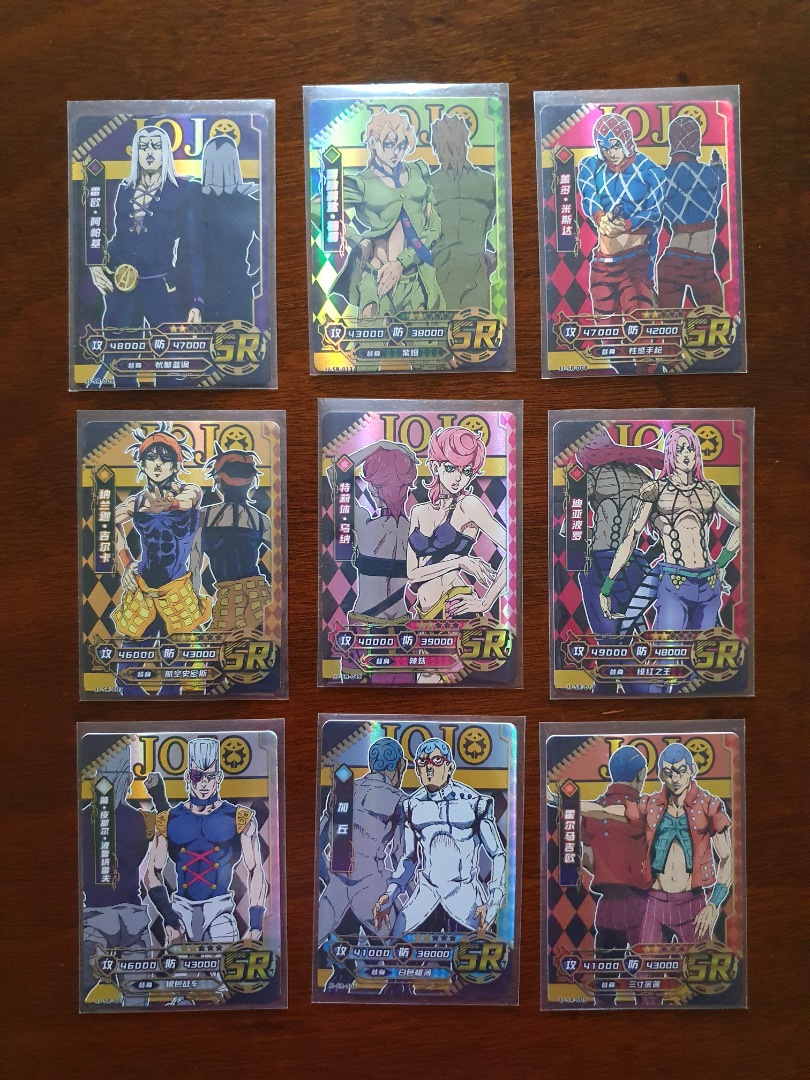 [SUPER RARE] Jojo's Bizzare Adventure Metallic Wafer Card: Golden Wind ...