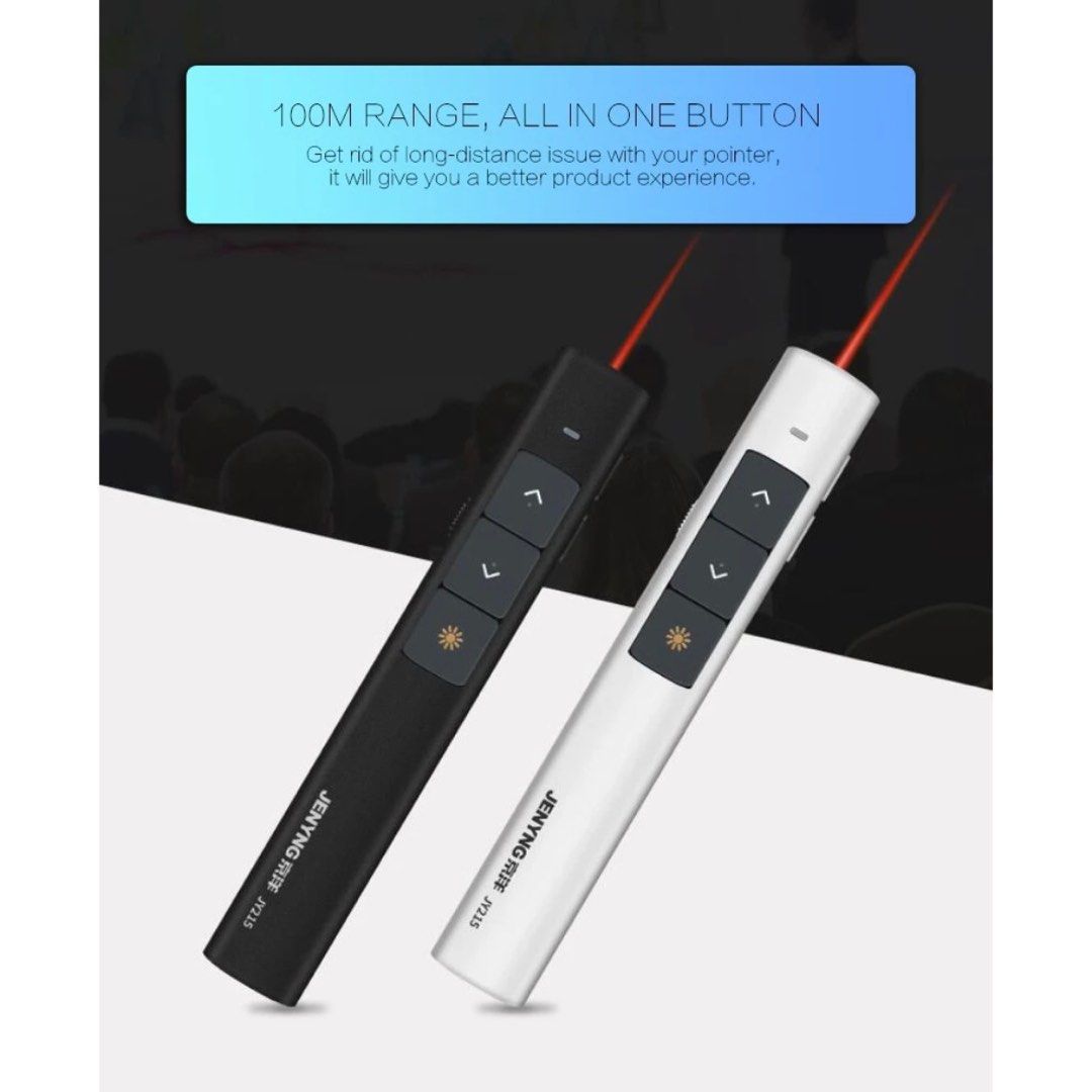 Laser Pointer + Presentation Controller | 100m Distance Handheld ...