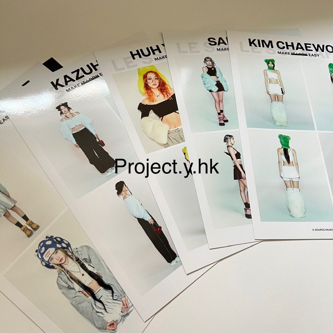 (現貨) LE SSERAFIM line sheet set| Official Merch lesserafim網上周邊代購 ...