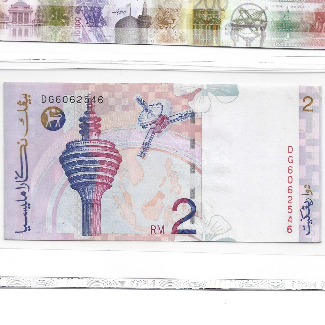 Malaysia AU RM2 Ali Side DG S9 Year 9th Series About UNC Two MYR ...