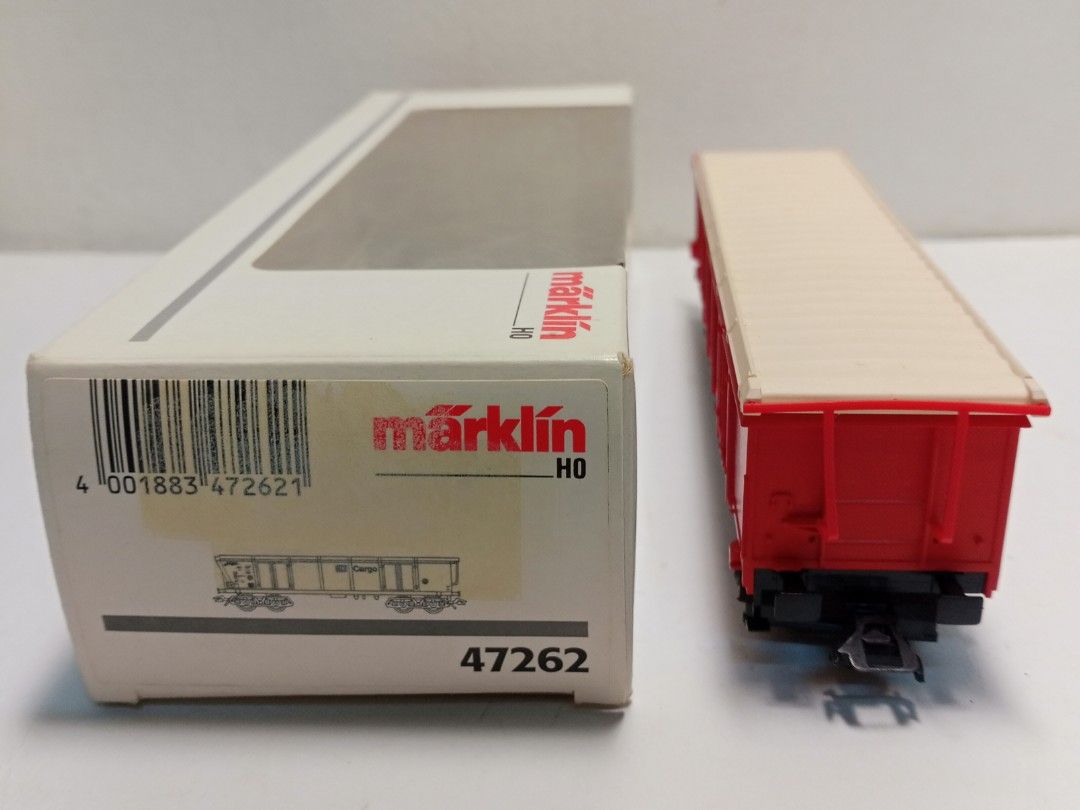 Marklin 47262, HO 1/87 scale DB Cargo Roll Roof Sliding Wagon, Hobbies ...