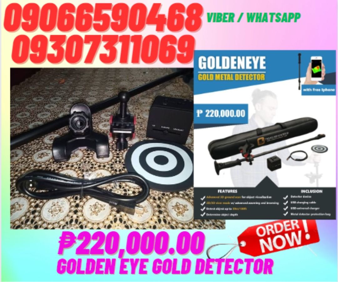 metal and gold detector ground 3D scanner Golden Eye, Commercial ...
