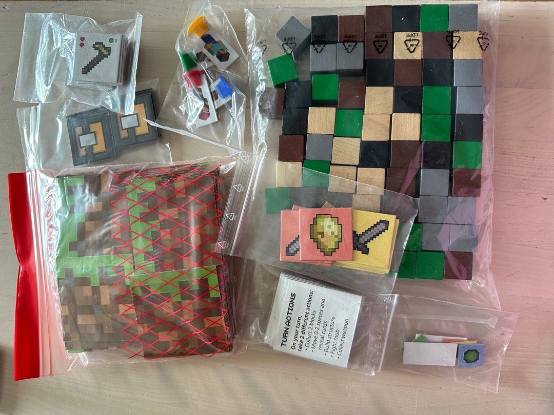 Minecraft Board Game, 興趣及遊戲, 玩具 & 遊戲類 - Carousell