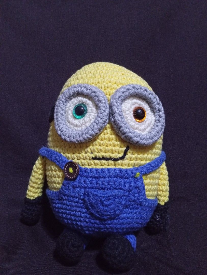 Minion Crochet Plushie, Hobbies & Toys, Toys & Games on Carousell
