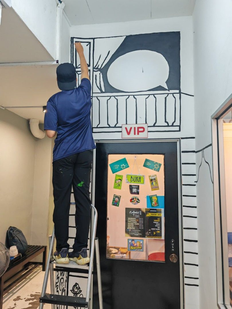 Mural 2D Di kedai, Furniture & Home Living, Home Decor, Wall Decor on ...