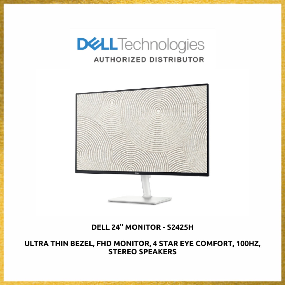 [FREE DELIVERY] Dell S2425H 24" FHD 100Hz Monitor, Computers & Tech ...