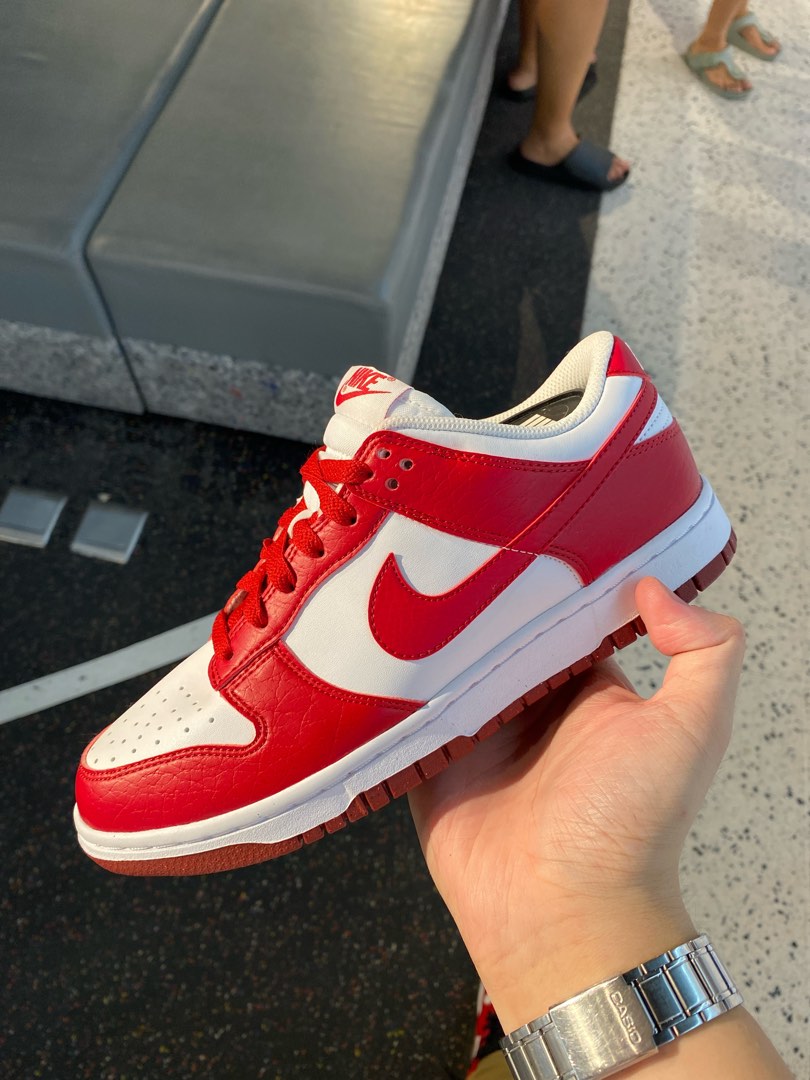 Nike Dunk Low Next Nature Gym Red, Men's Fashion, Footwear, Sneakers on ...