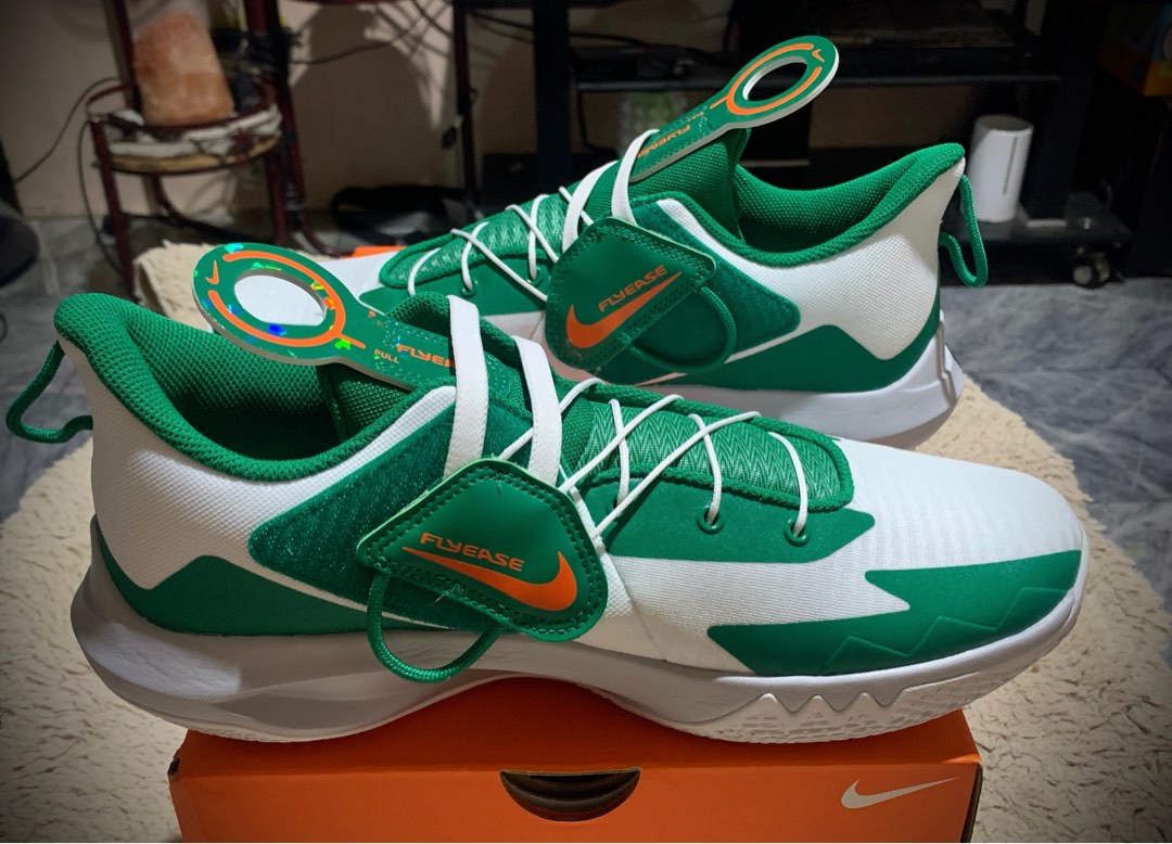 Nike precision 6 flyease US 10 white orange malachite OR TRADE SAME ...
