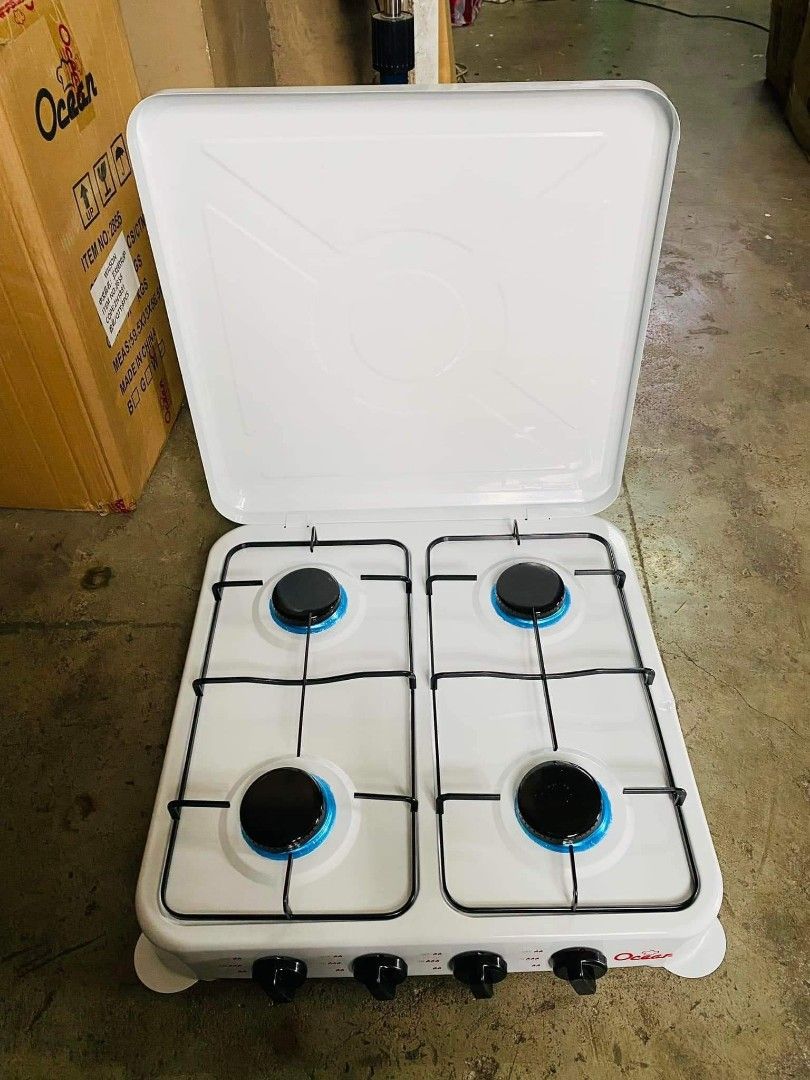 OCEAN 4 BURNER GAS STOVE, TV & Home Appliances, Kitchen Appliances ...