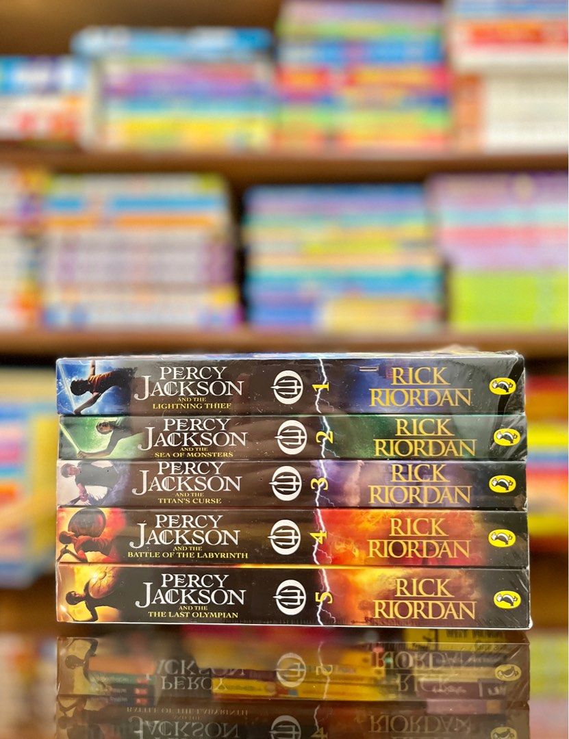 Percy Jackson and the Olympians Complete Collection, Hobbies & Toys ...