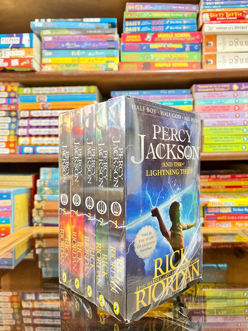 Percy Jackson and the Olympians Complete Collection, Hobbies & Toys ...