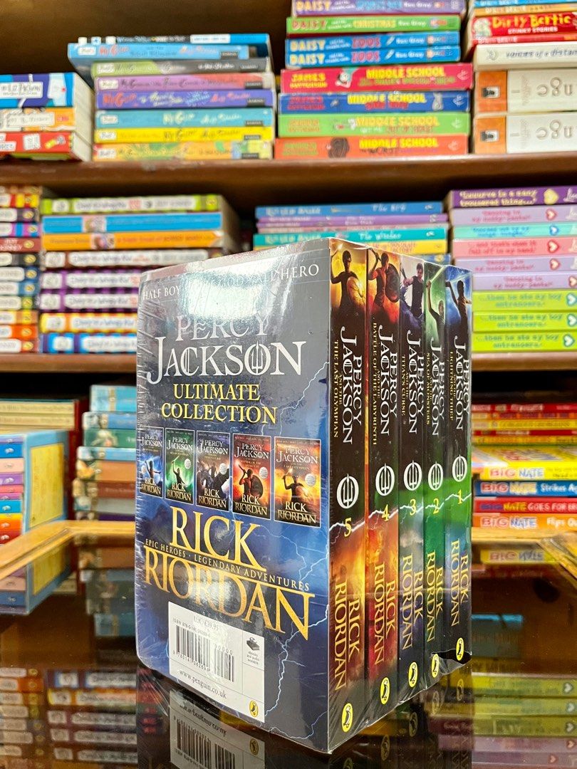 Percy Jackson and the Olympians Complete Collection, Hobbies & Toys ...