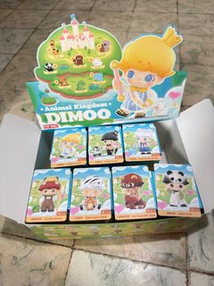 Popmart Dimoo Animal Kingdom - Cleaning Crocodile and Sleeping Bunny ...