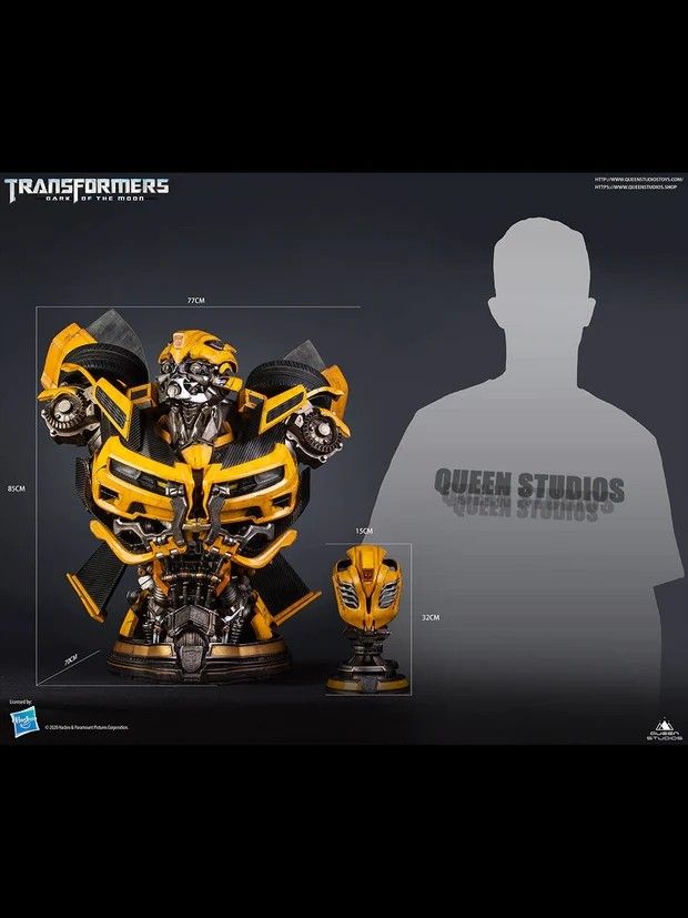 QUEEN STUDIO Transformers Bumblebee Ultimate Scale Bust Exclusive ...