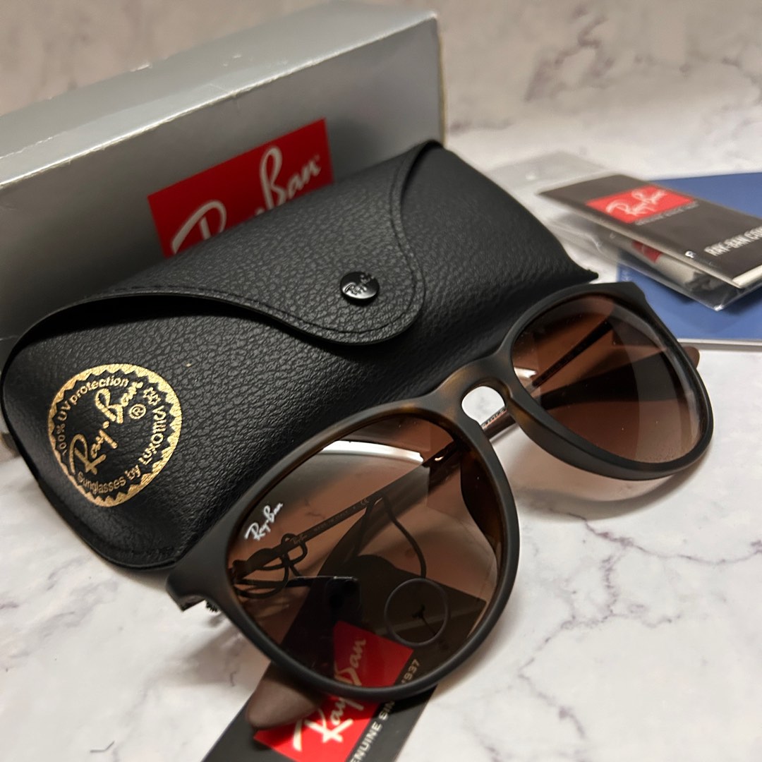 RAY-BAN ERIKA Polarized Classic LOW Bridge FIT, Women's Fashion ...