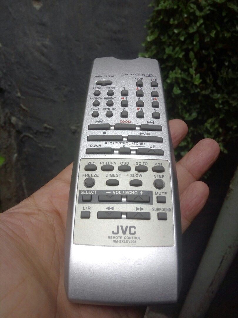 Remote CD/VCD Audio JVC Original RM SXLSV308,Fungsi Normal, Elektronik ...
