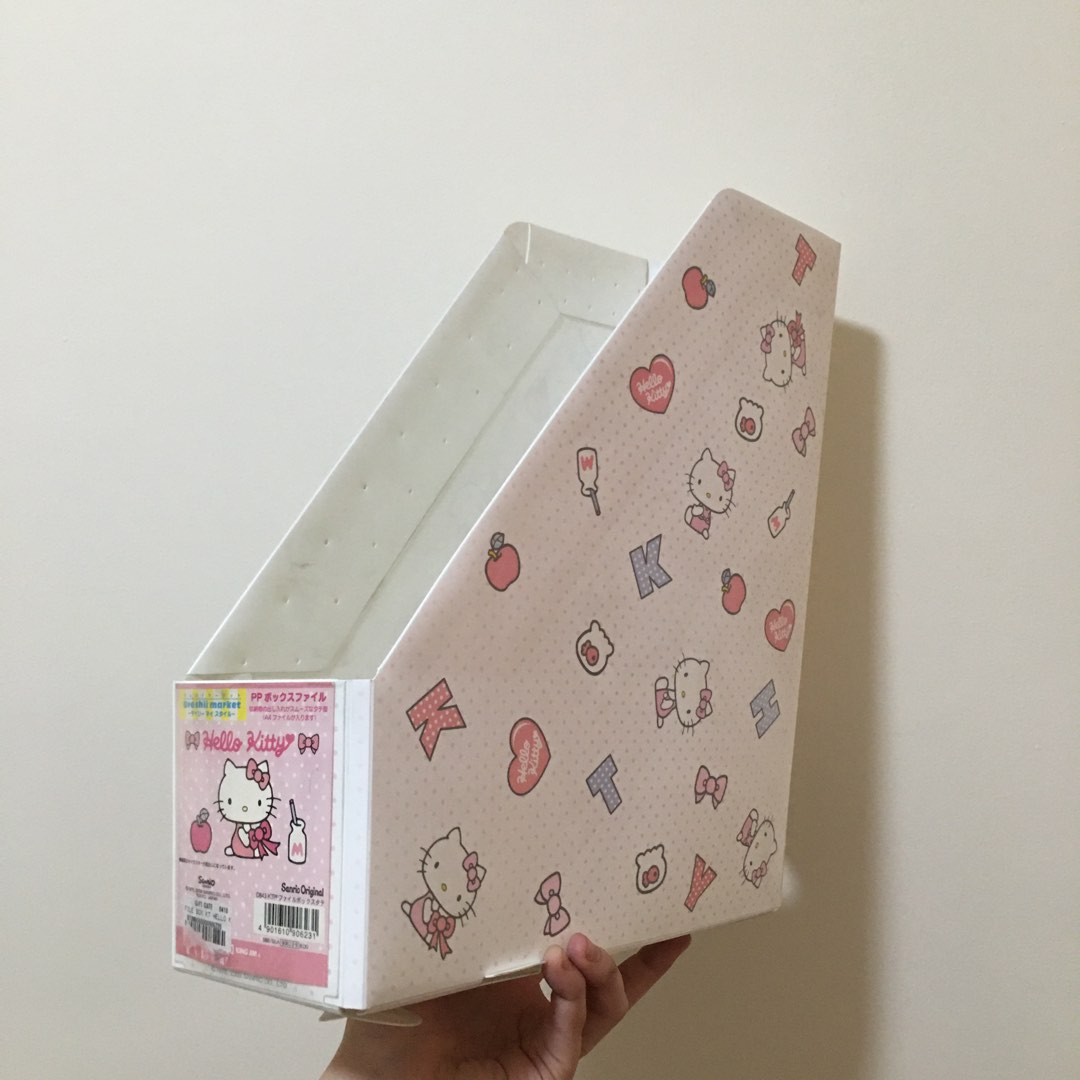 Sanrio Hello Kitty File Box, Furniture & Home Living, Home Improvement ...
