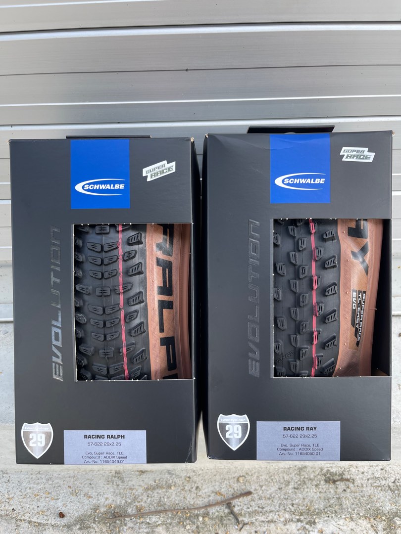 Schwalbe Racing Ralph / Racing Ray tanwall 29x2.25 tyre, Sports ...