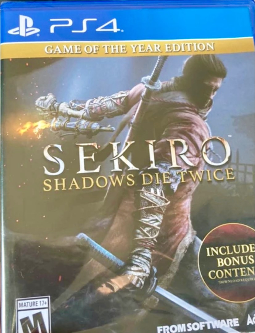 Sekiro Shadows Die Twice Game Of The Year - PS4, PS5 ( Also works ...