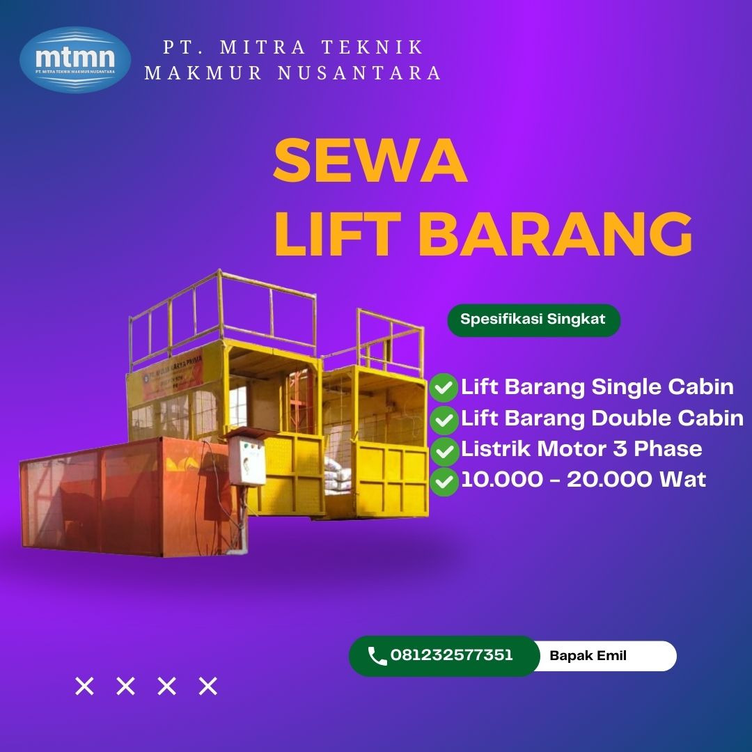 SEWA LIFT BARANG BLITAR | ALIMAK | LIFT MATERIAL | LIFT PROYEK ...
