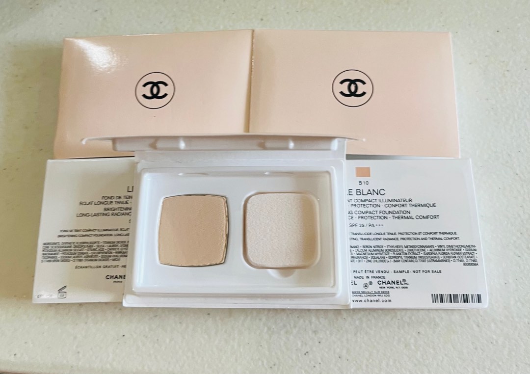 SOLD PER PIECE-LE BLANC B10 BRIGHTENING CONPACT FOUNDATION, Beauty ...