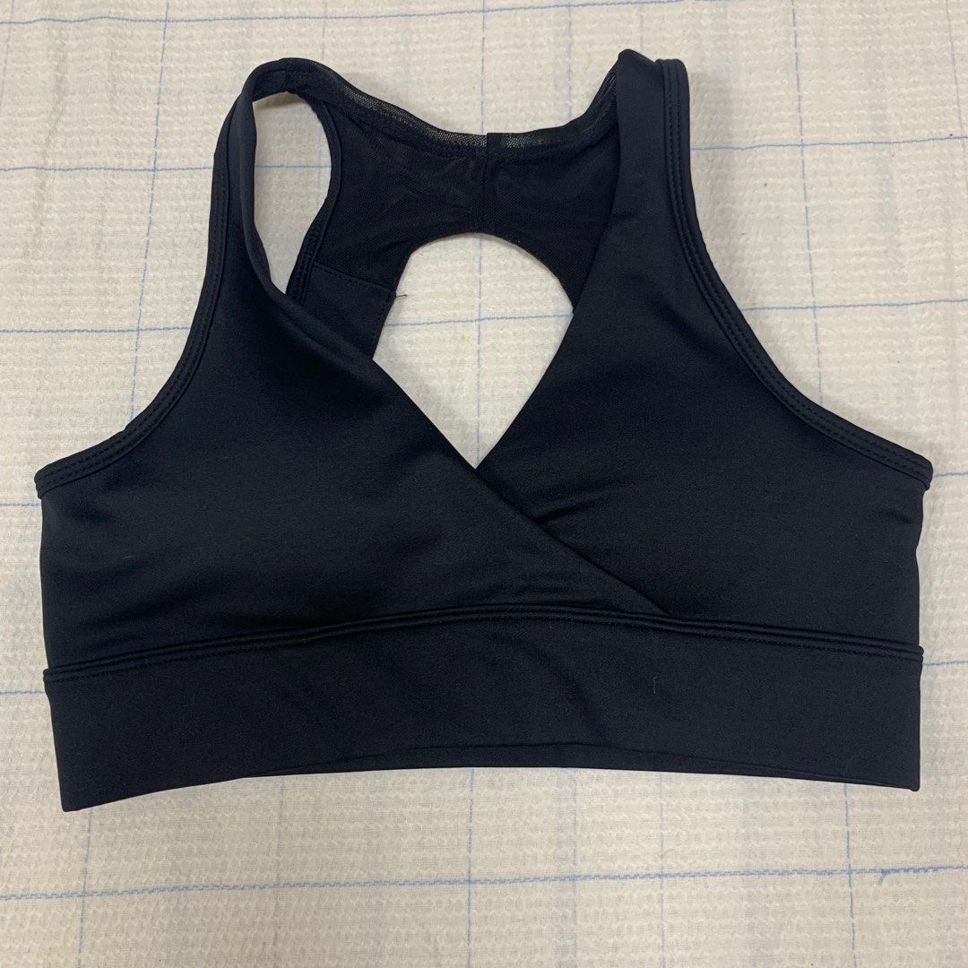 M Sportbra black top tube, Women's Fashion, Activewear on Carousell