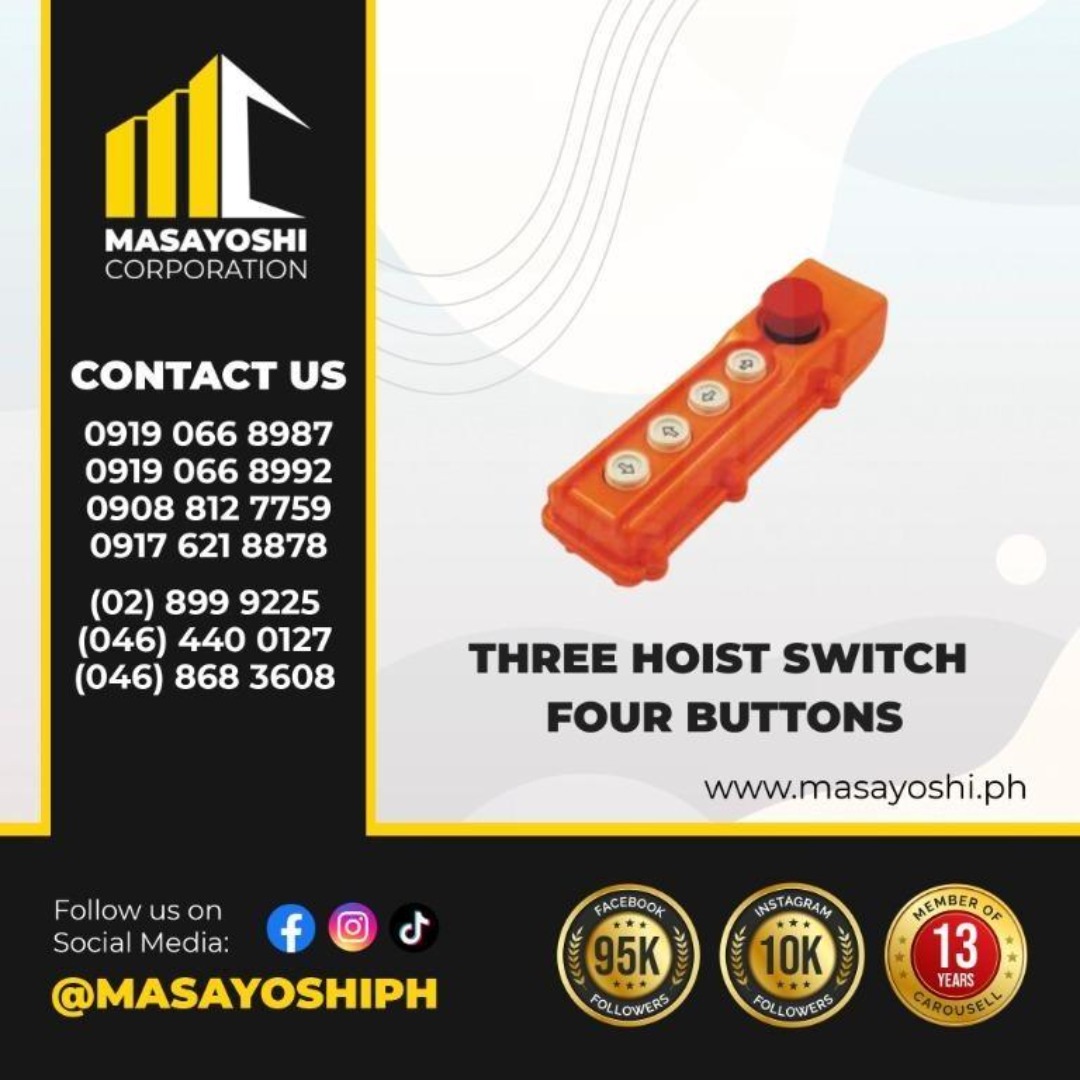 Three Hoist Switch Four Buttons | Hoist Switch | Hoist Four Button ...