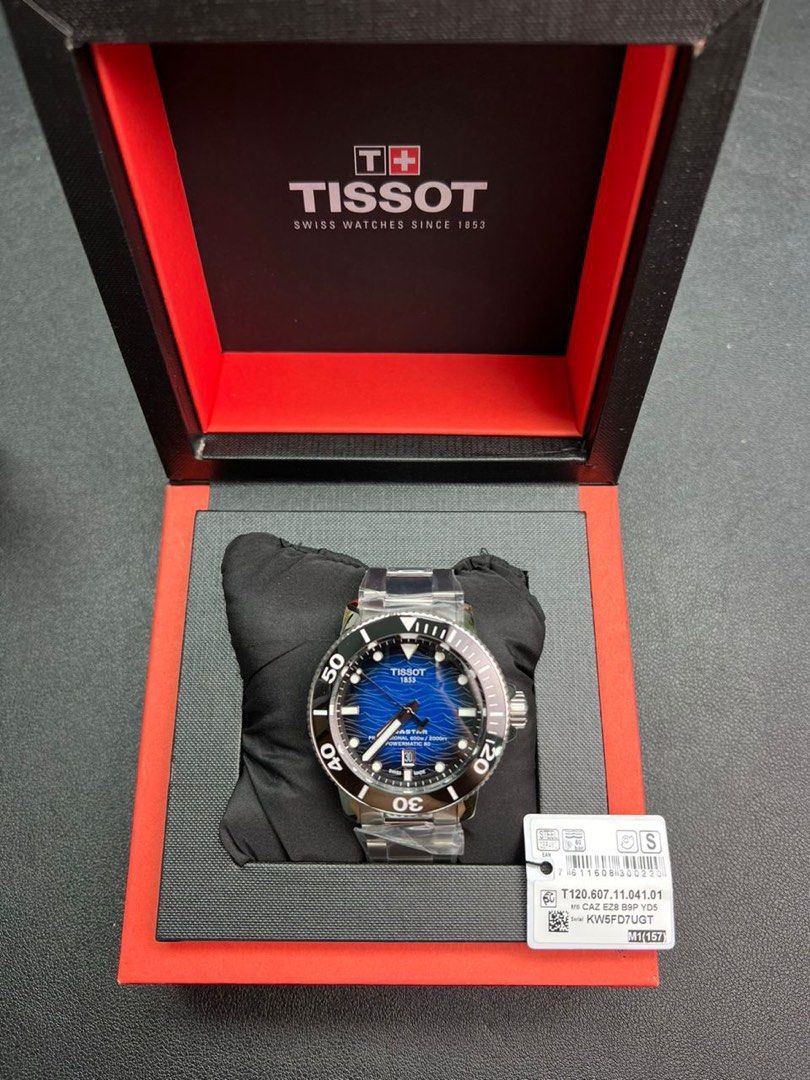TISSOT SEASTAR 2000 PROFESSIONAL POWERMATIC 80, Men's Fashion, Watches ...