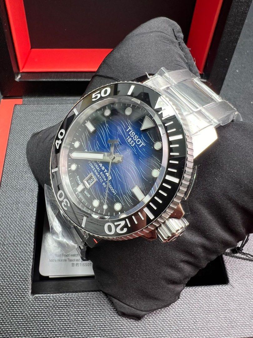 TISSOT SEASTAR 2000 PROFESSIONAL POWERMATIC 80, Men's Fashion, Watches ...