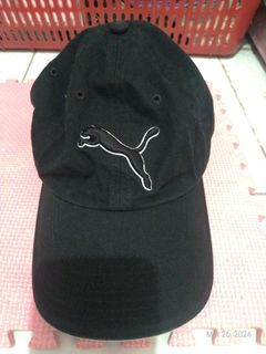 Topi puma putih ungu original OSFA, Fesyen Pria, Aksesoris, Topi di ...