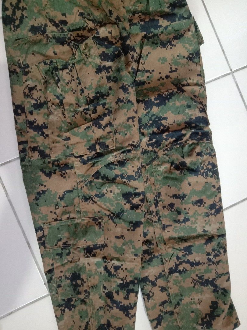 USMC Frog Marpat woodland camo Army, Men's Fashion, Bottoms, Trousers ...