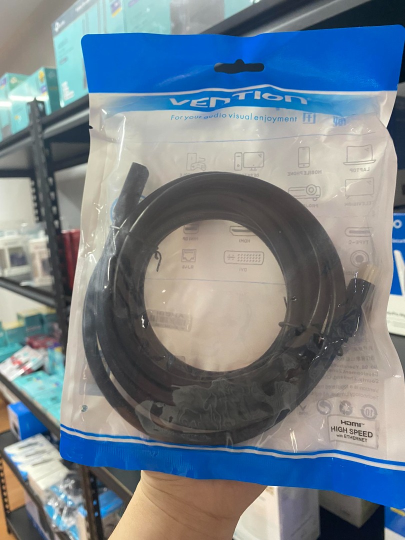 Vention HDMI Extension Cable Male to Female 4K HD Extension Cable Black ...