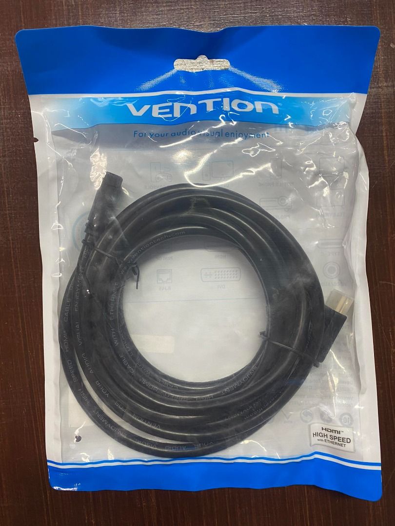 Vention HDMI Extension Cable Male to Female 4K HD Extension Cable Black ...