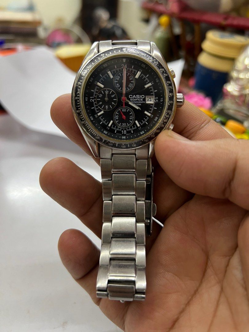 Vintage Casio Edifice, Luxury, Watches on Carousell