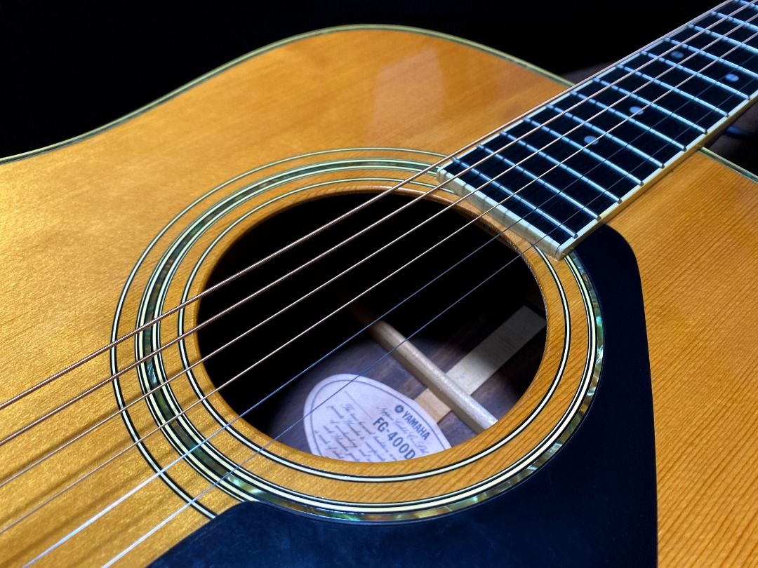 Yamaha FG-400D Vintage Guitar, Hobbies & Toys, Music & Media, Musical ...