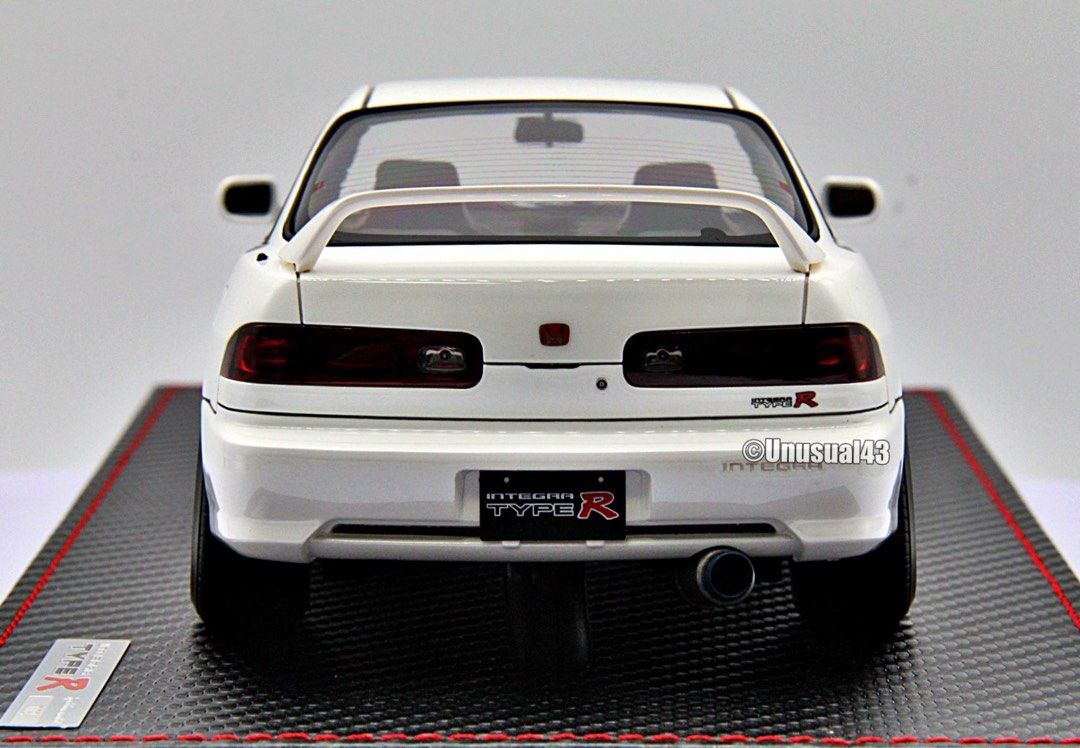 1/18 Ignition Model Honda Intergra DC2 Type R Pearl White with B18C ...