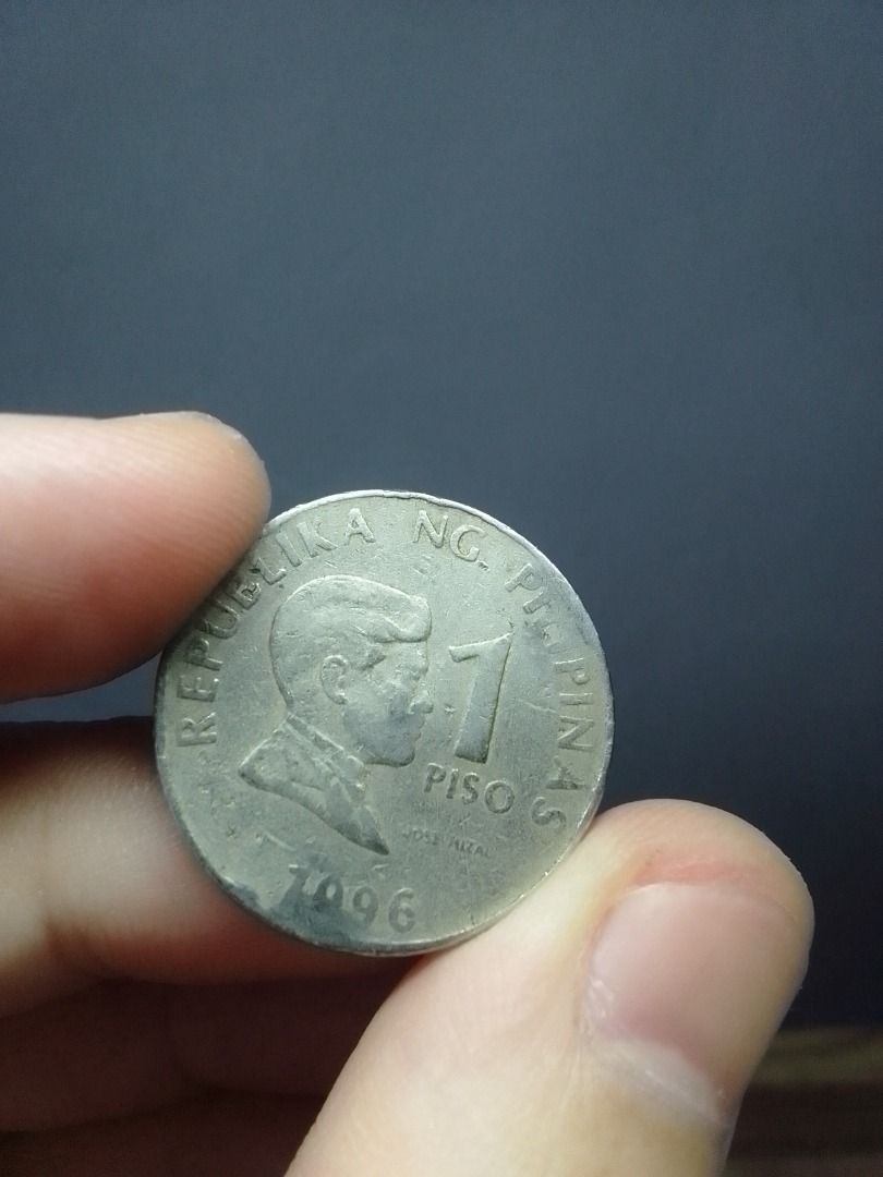 1996 PISO PHILIPPINES BSP JOSE RIZAL COIN #KM269, Hobbies & Toys ...