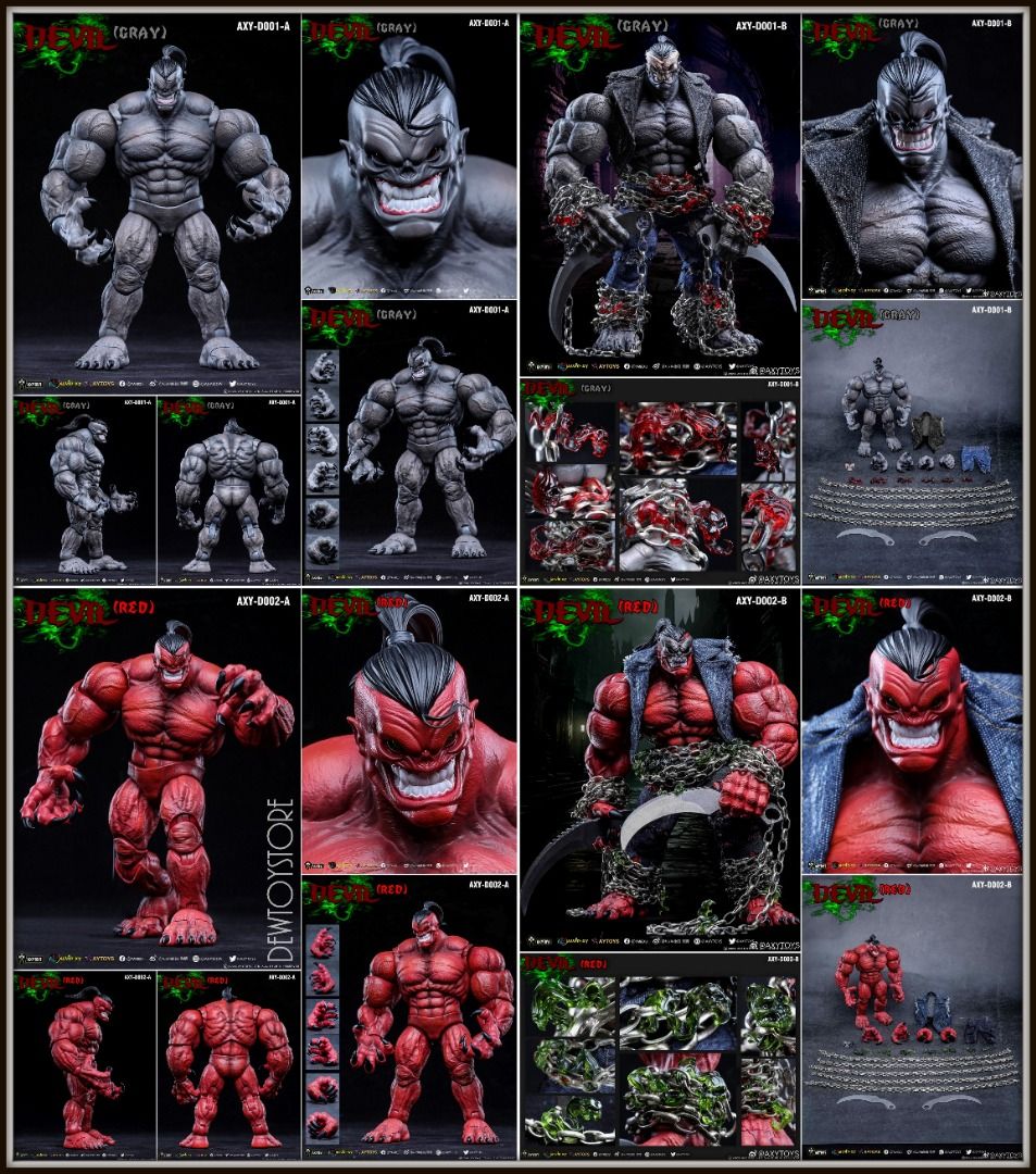 ⭐️ [𝗣𝗿𝗲-𝗼𝗿𝗱𝗲𝗿] AXYToys AXY Toys 1/12 Scale Action Figure - AXY-D001-A ...