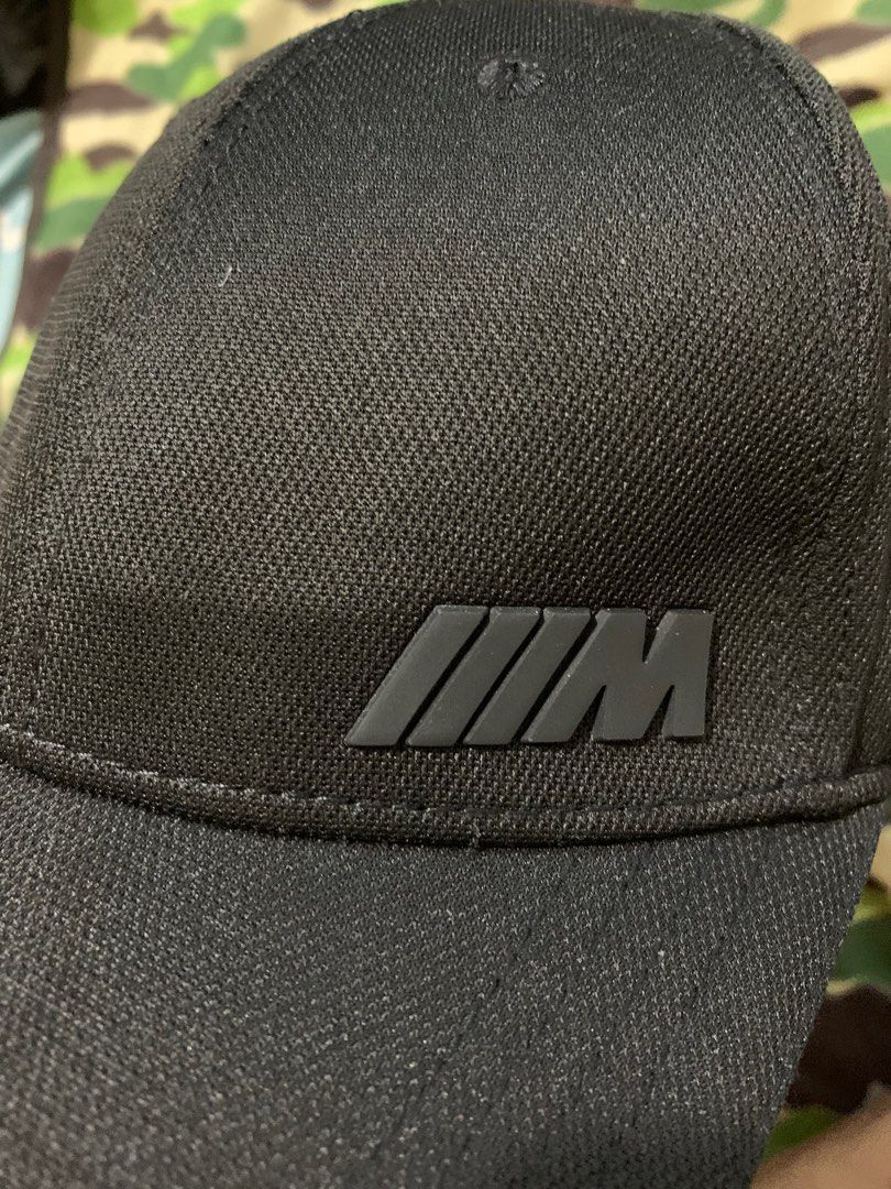二手 古著 BMW M 極至黑 老帽 棒球帽 cap, 他的時尚, 手錶及配件, 帽子在旋轉拍賣