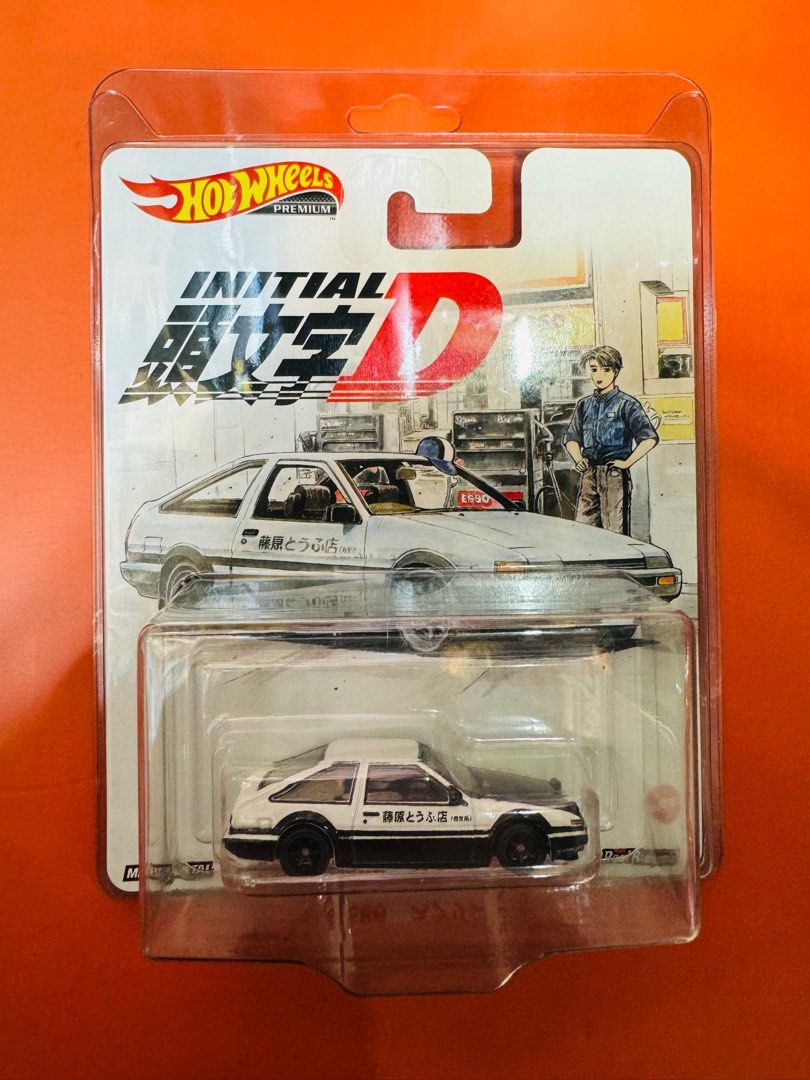 稀有品 全卷購入特典 直卡美品 Hot Wheels Initial D Toyota AE86 頭文字 D 藤原拓海 豐田 AE-86 頭D 頭文字D 86 HotWheels AE86 ...