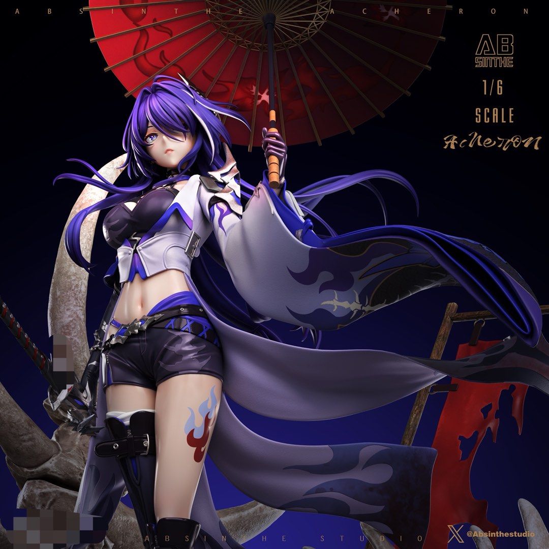 Acheron GK Figure Absinthe Studio Honkai: Star Rail on Carousell